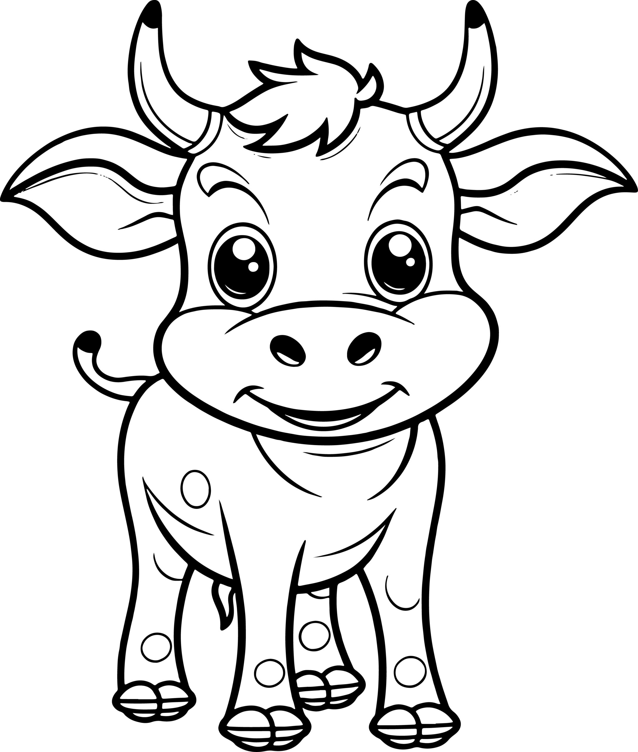Cow Coloring Book : Cow Coloring Pages Gift For Cow Lovers | Made By ...