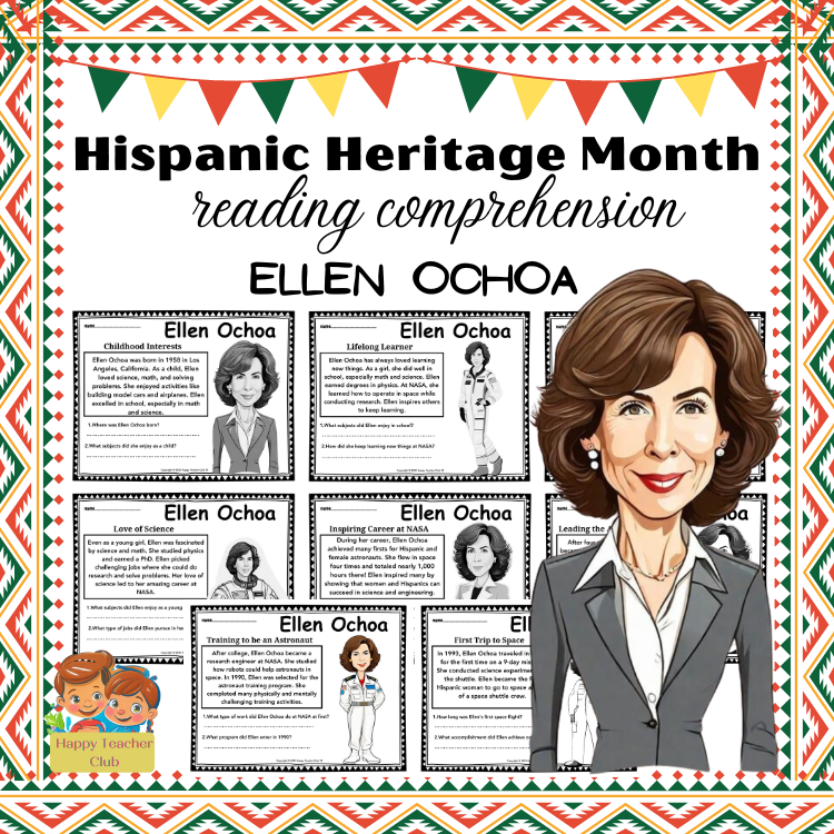 Hispanic Heritage Month Diego Rivera reading comprehension | Made By ...