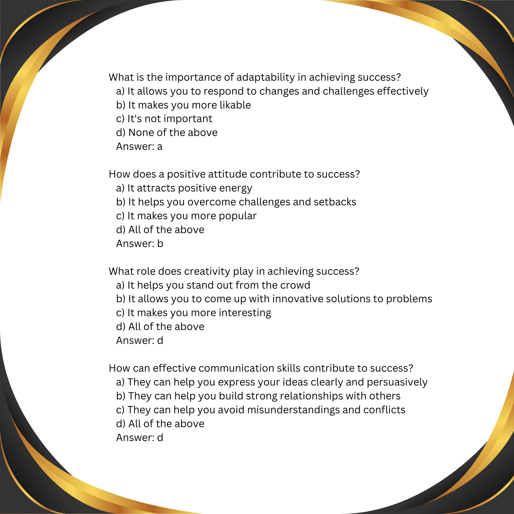 "Master the Art of Trivia: Achieve Personal Success through Quiz ...