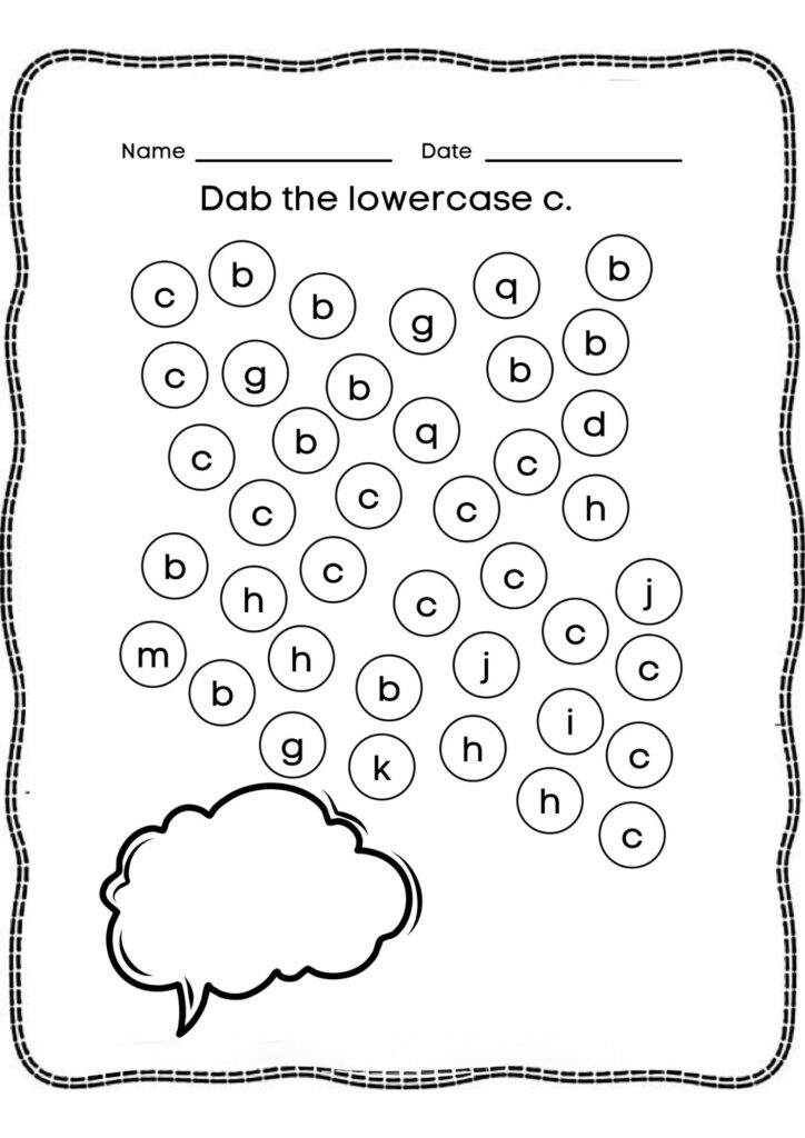 Alphabet Tracing Cards: Handwriting Practice for Letter C | Made By ...
