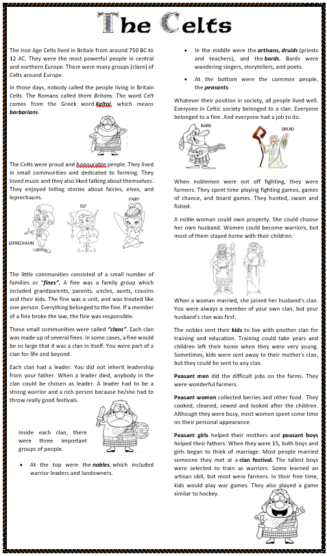 The Ancient Celts | Made By Teachers