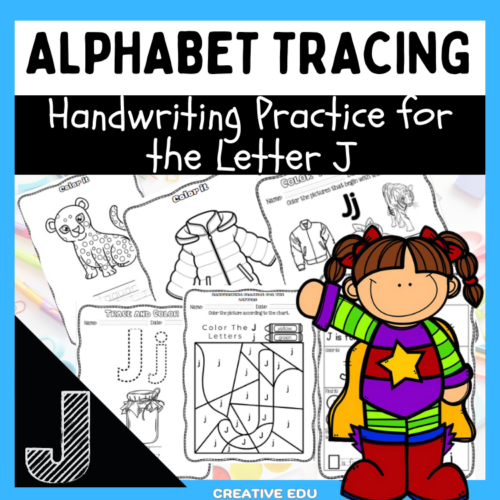 Alphabet Tracing Cards: Handwriting Practice for Letter J | Made By ...