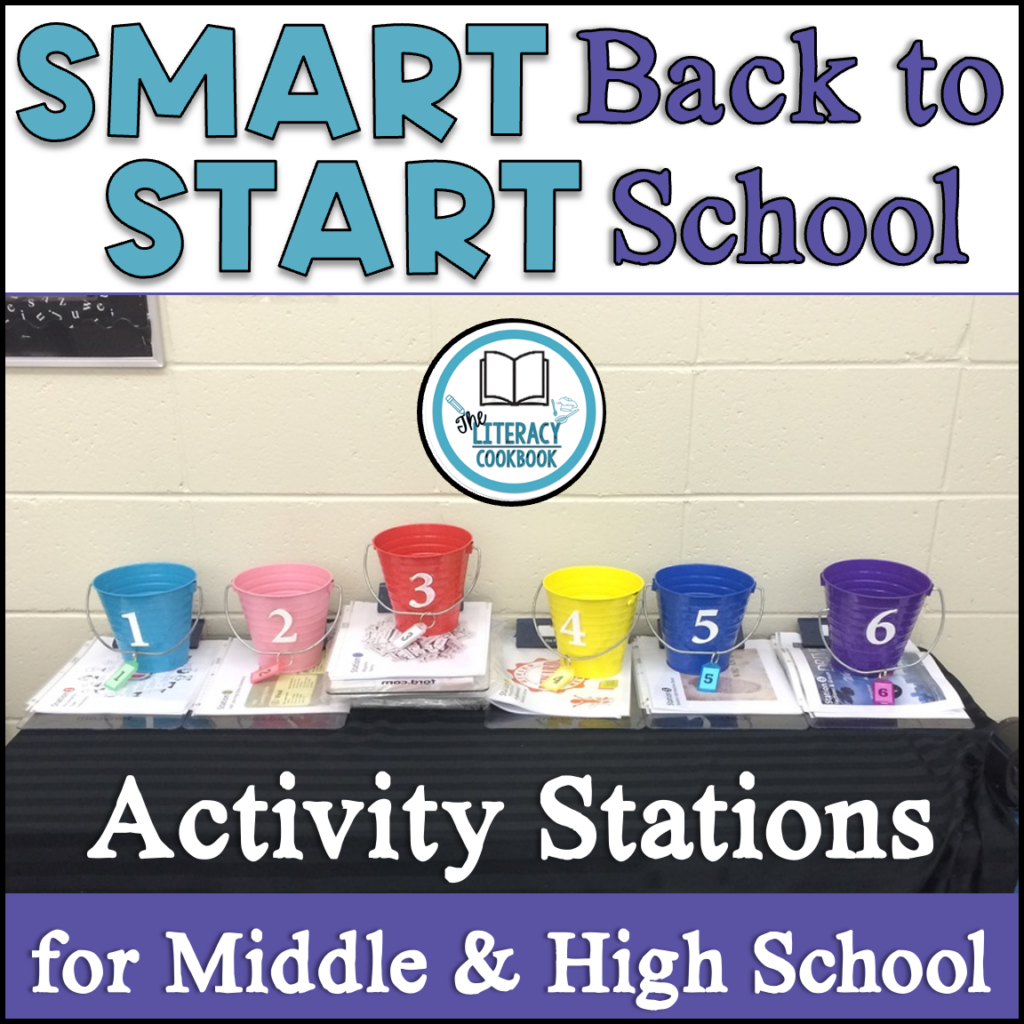 Learning Stations - Station Activities - Middle & High School -Print ...