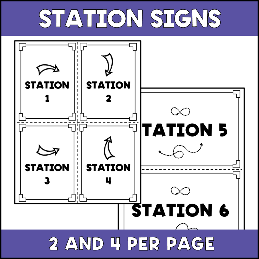 Learning Stations - Station Activities - Middle & High School -Print ...