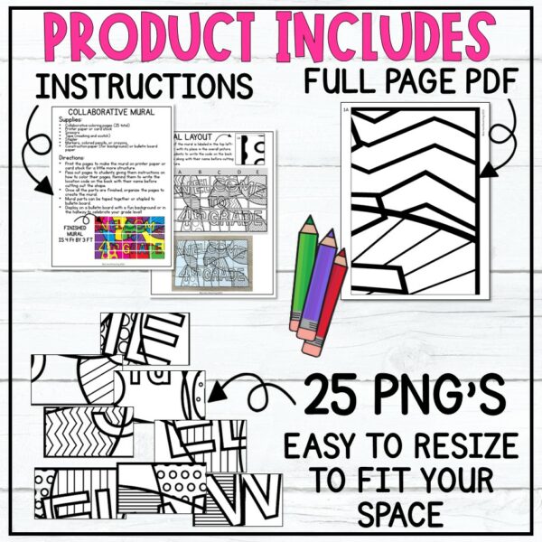 4th Grade Back to School Collaborative Poster | Pop Art Mural Project ...