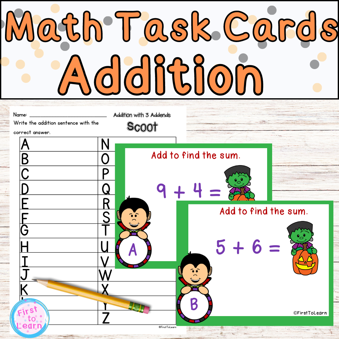True or False Equations Task Cards/Scoot First Grade Thanksgiving ...