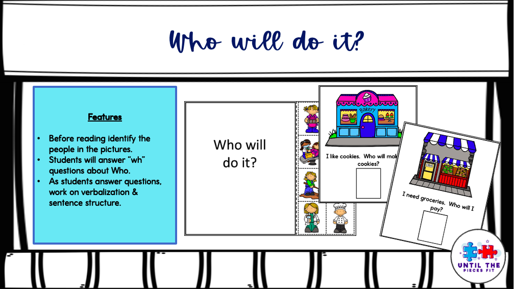 Adaptive Books answering Wh questions "Who" & "What" for special ...