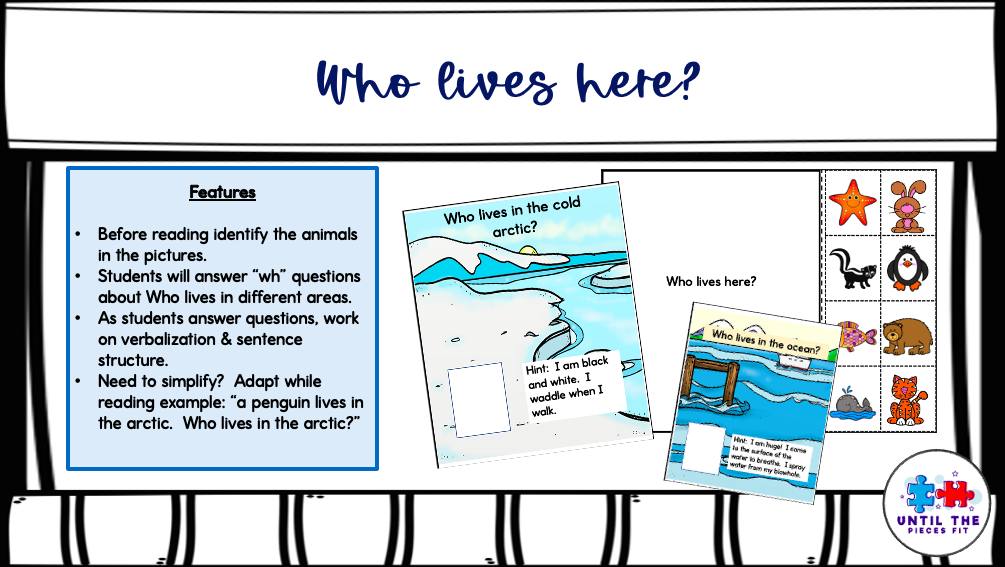 Adaptive Books answering Wh questions "Who" & "What" for special ...