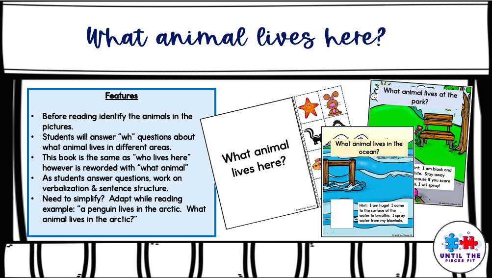 Adaptive Books answering Wh questions "Who" & "What" for special ...