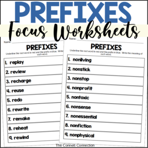Affixes Worksheets for Prefixes and Suffixes - Made By Teachers