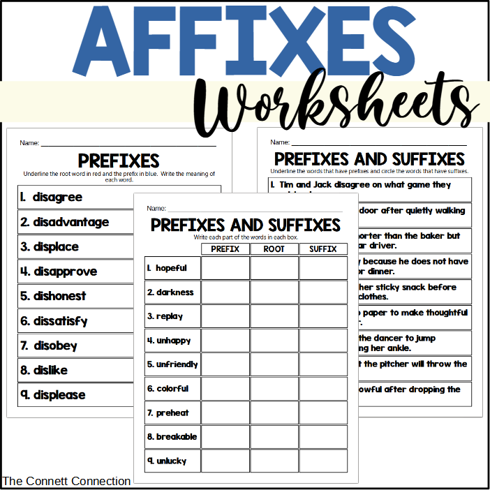 Affixes Bundle | Made By Teachers