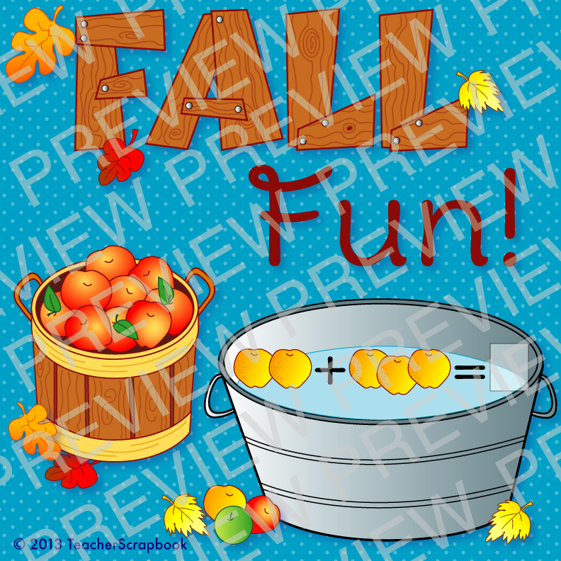 Fall Kids Clip Art | Made By Teachers