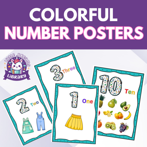 Engaging Number Posters - Colorful Classroom Decor - Made By Teachers