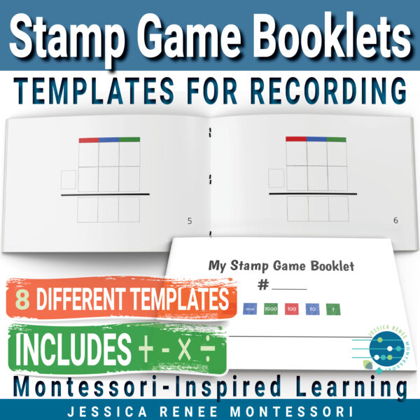 Montessori Math Blank Stamp Game Booklets | Made By Teachers