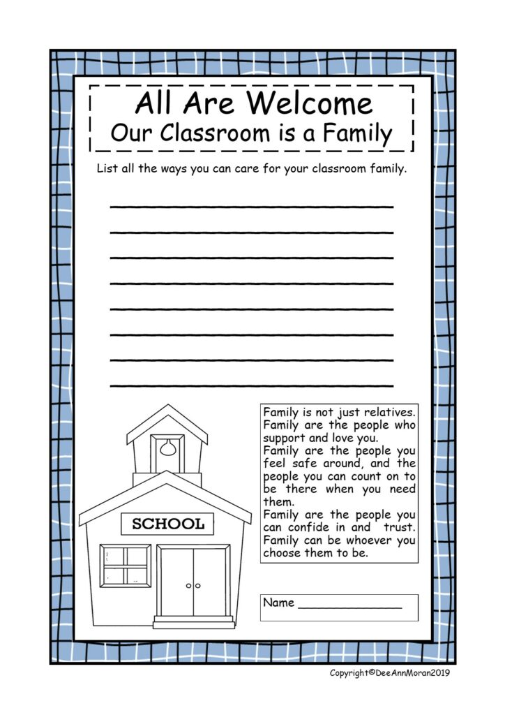 All Are Welcome Poem, Inclusion, Diversity, Classroom Family, Kindness ...