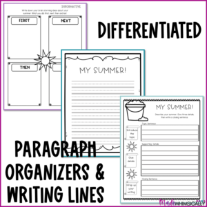My Summer Writing Craft - My Summer Writing Activity - Made By Teachers