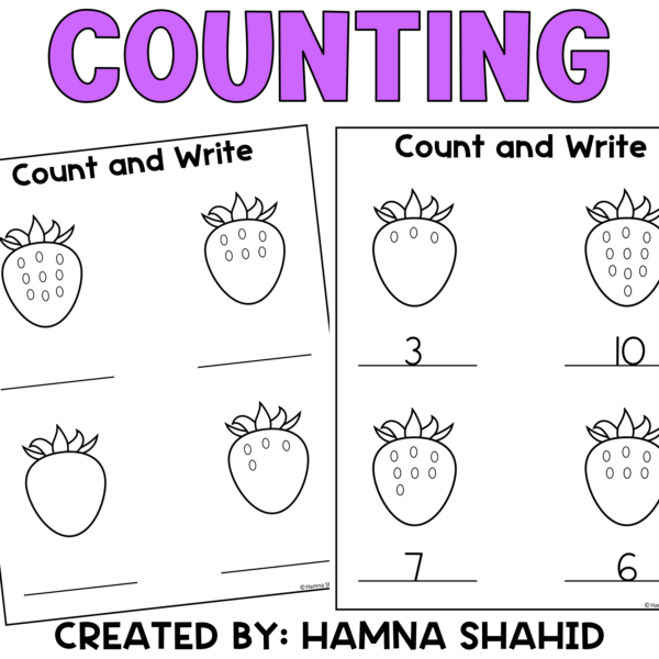 Strawberry Counting 0-10 | Made By Teachers