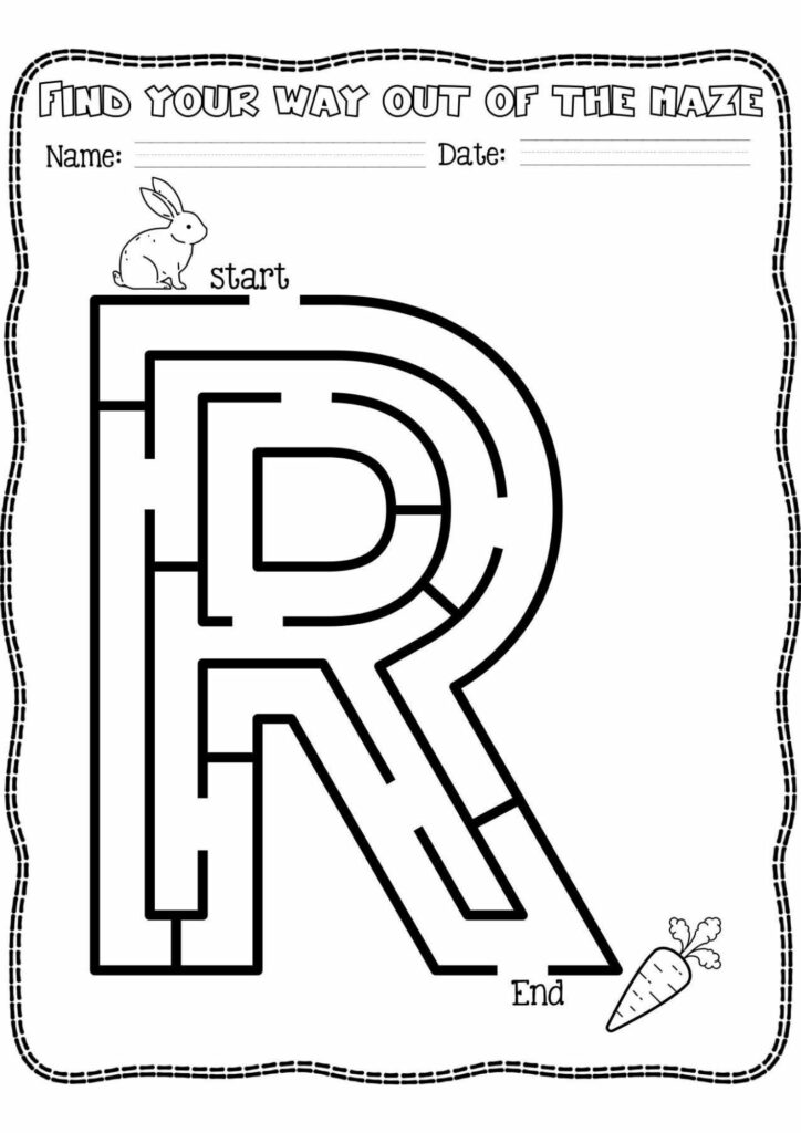 Alphabet Tracing Cards: Handwriting Practice for Letter R - Made By ...