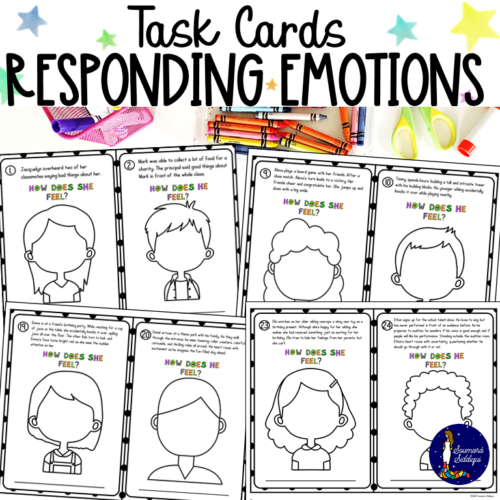 Responding Emotions Task Cards | Made By Teachers