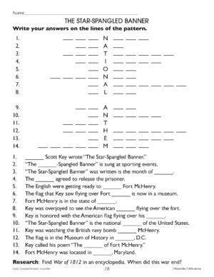 September: Daily Comprehension - Nonfiction - History - Short Passages ...
