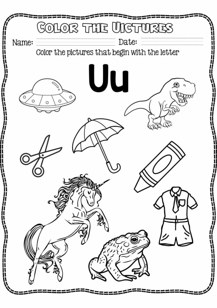 Alphabet Tracing Cards: Handwriting Practice for Letter U - Made By ...