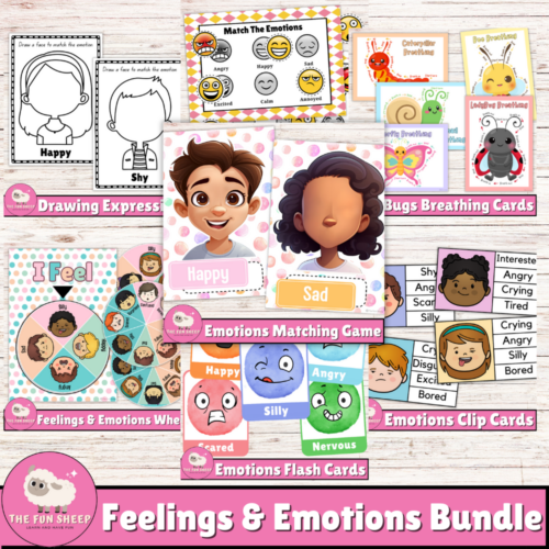 Feelings & Emotions Bundle | Social Emotional Learning Activities ...