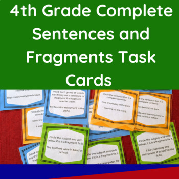 4th Grade Capitalization Task Cards Language Skills and Grammar ...