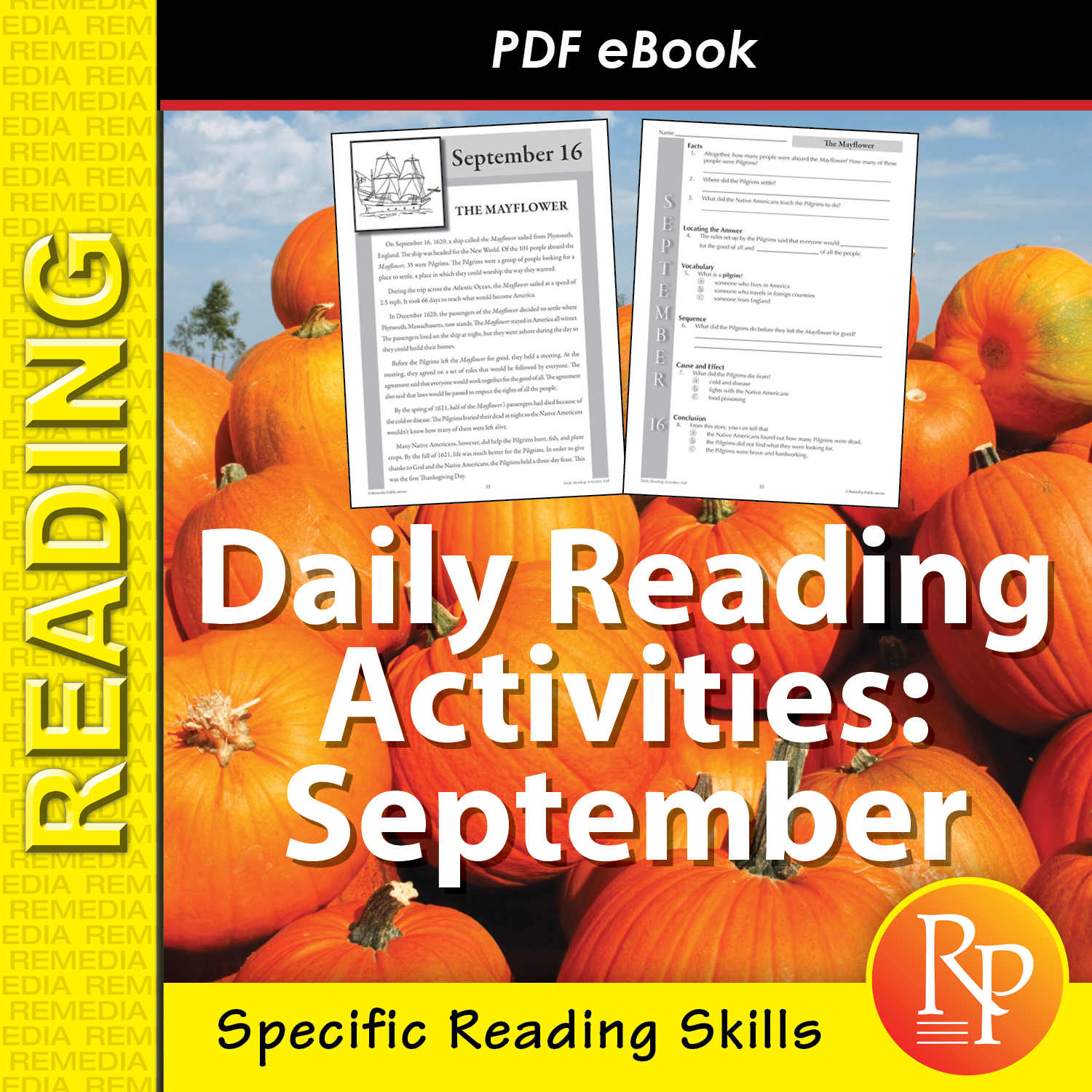 SEPTEMBER Daily Reading Activities: Main Idea, Fact and Opinion ...