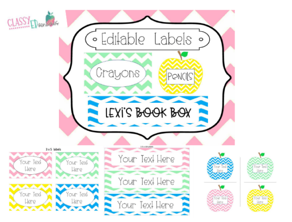 Editable Labels - Made By Teachers