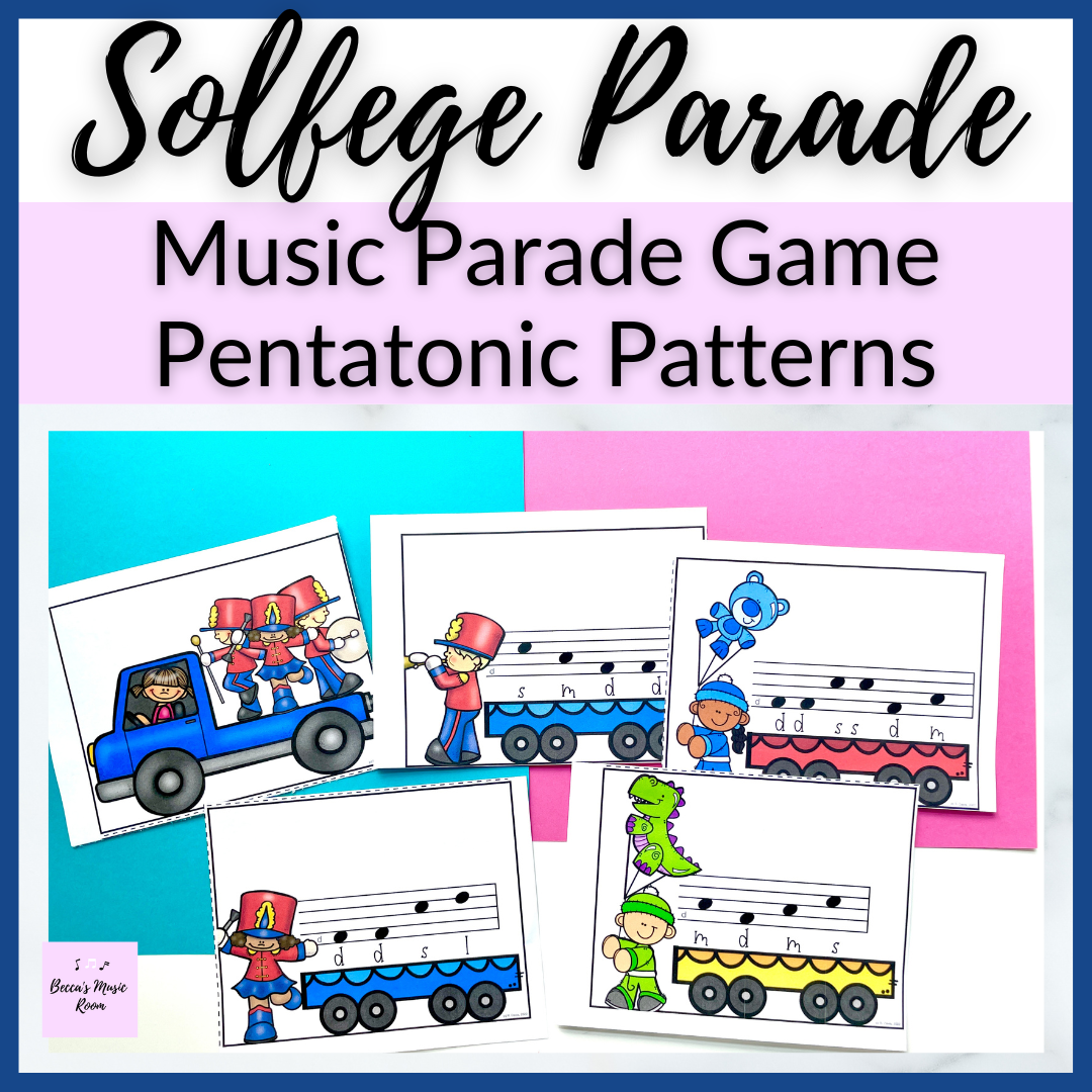 Sol Mi La Kaboom! // Printable solfege game for Elementary Music ...