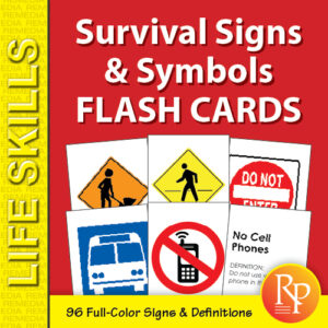 Survival Signs and Symbols Flash Cards with Easy-to-Understand ...