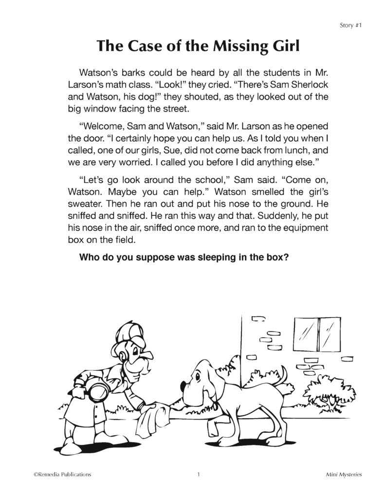 MINI MYSTERIES: Stories and Reading Comprehension Activities: Follow ...
