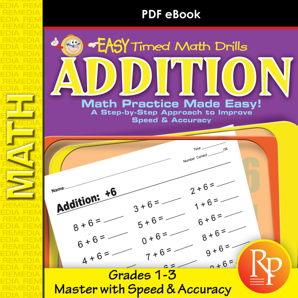 Addition: Easy Timed Math Drills - Daily - Warm-Up | Made By Teachers