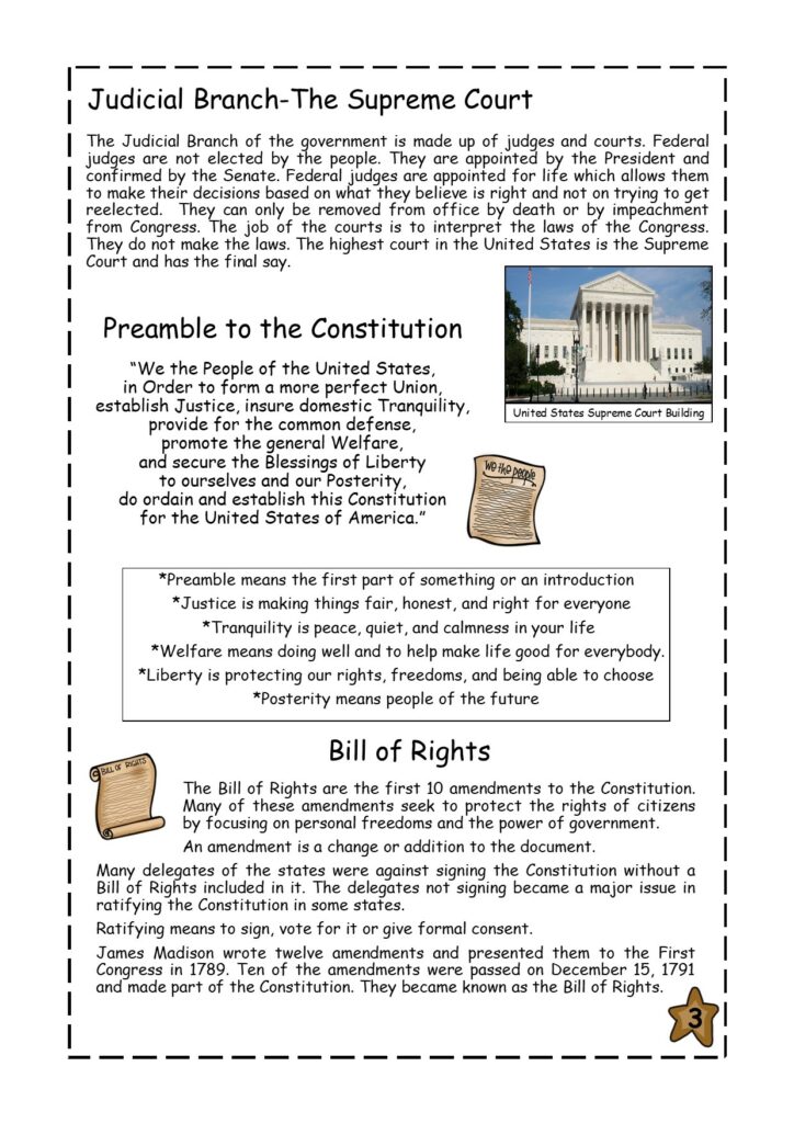 The Constitution Reading Comprehension Passage - Made By Teachers