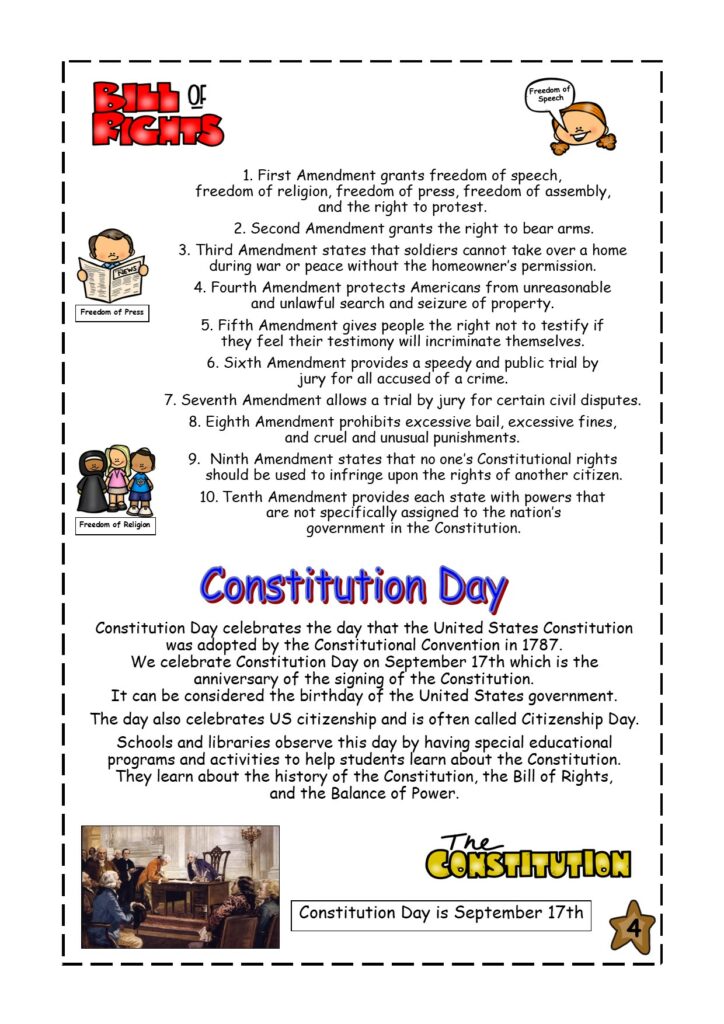 The Constitution Reading Comprehension Passage | Made By Teachers