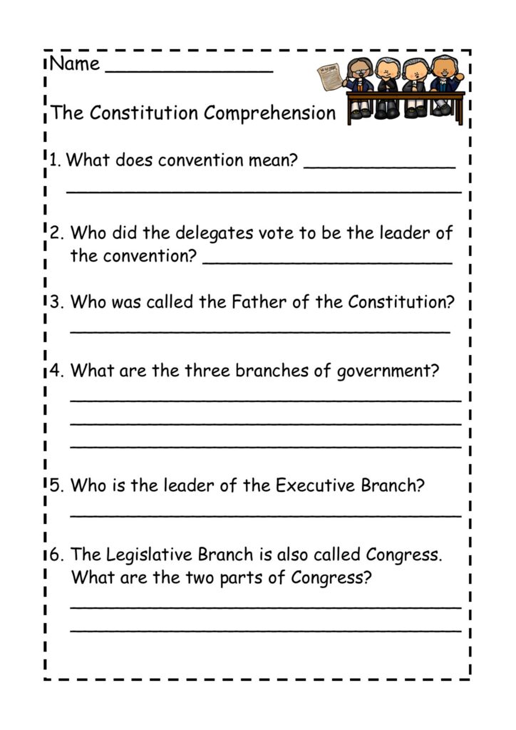 The Constitution Reading Comprehension Passage - Made By Teachers