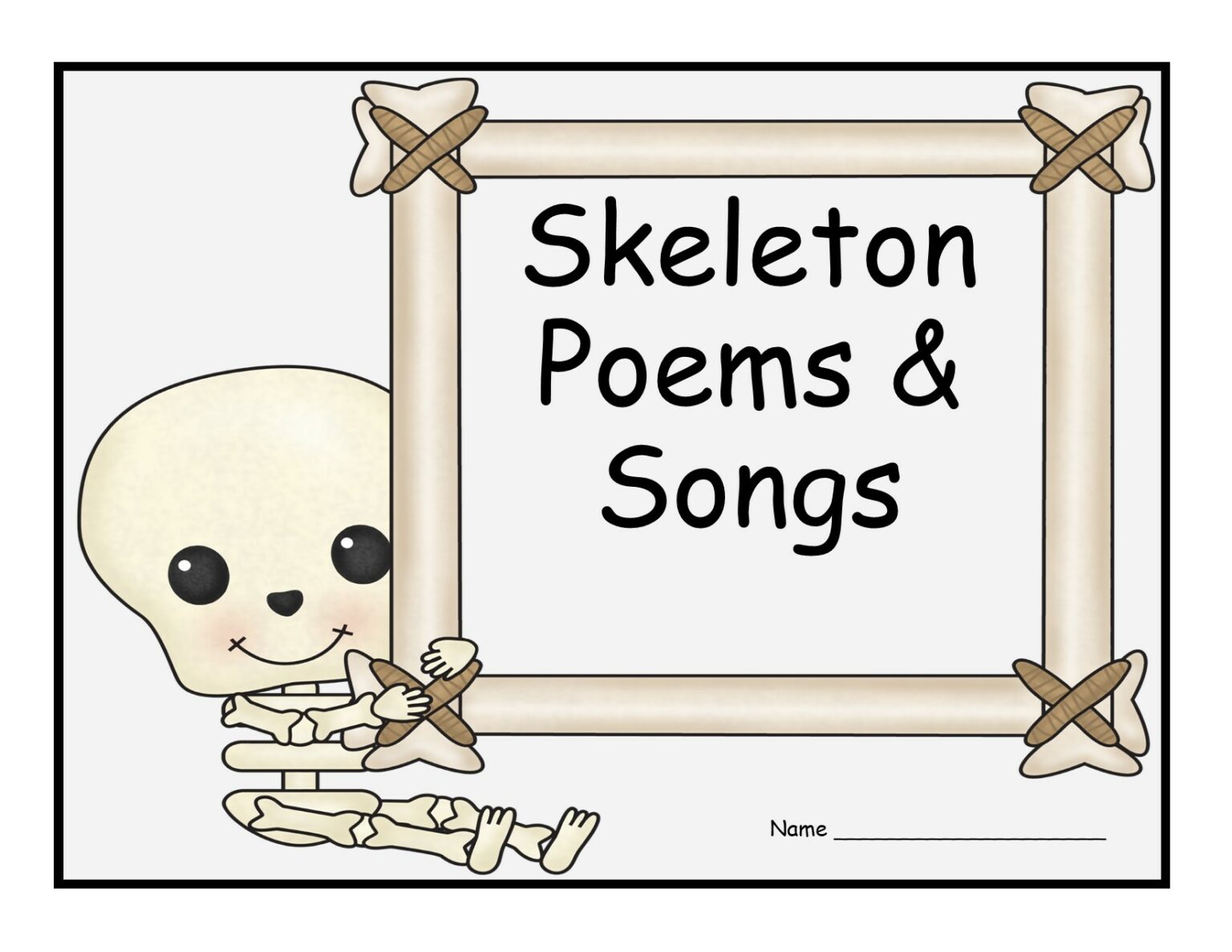 Skeleton Facts Mini Book, Skeleton Hiccups, Skeleton Poems & Songs ...