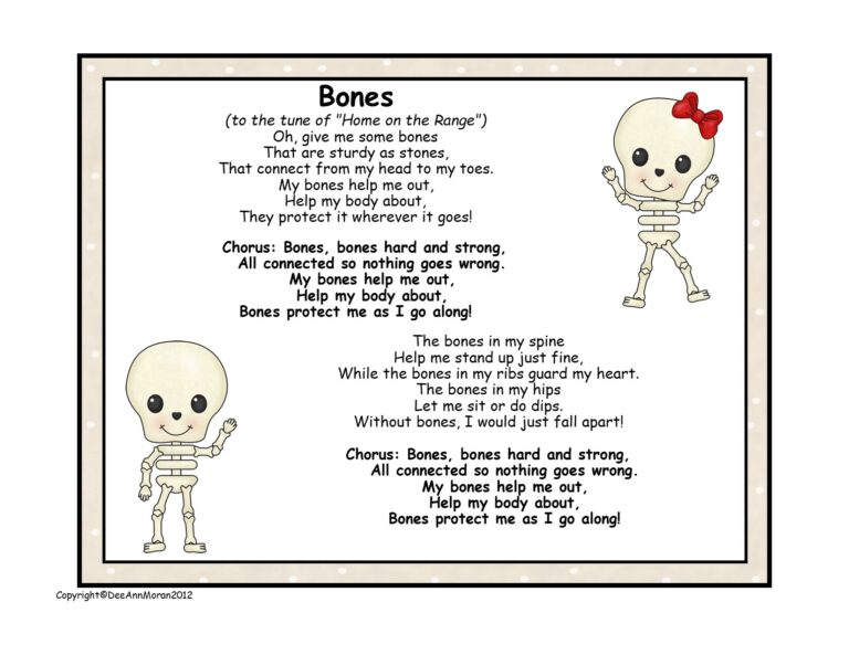 Skeleton Poems & Songs - Made By Teachers