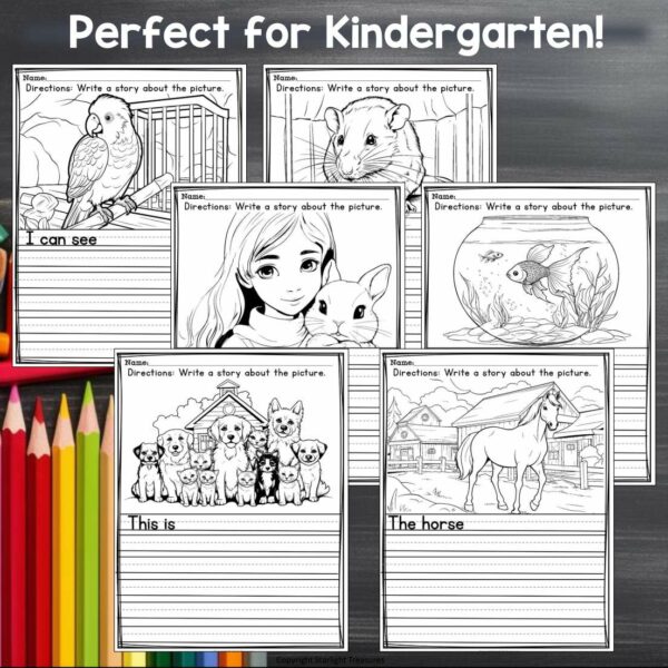 Pets Writing Prompts, Pets Picture Writing Prompts with Sentence ...