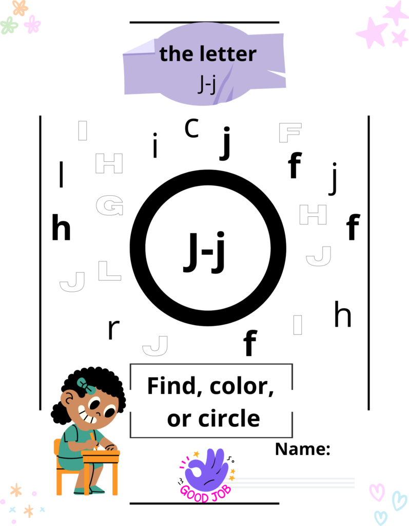 back to school with Interactive Letter Cards: Find, Color, or Circle ...