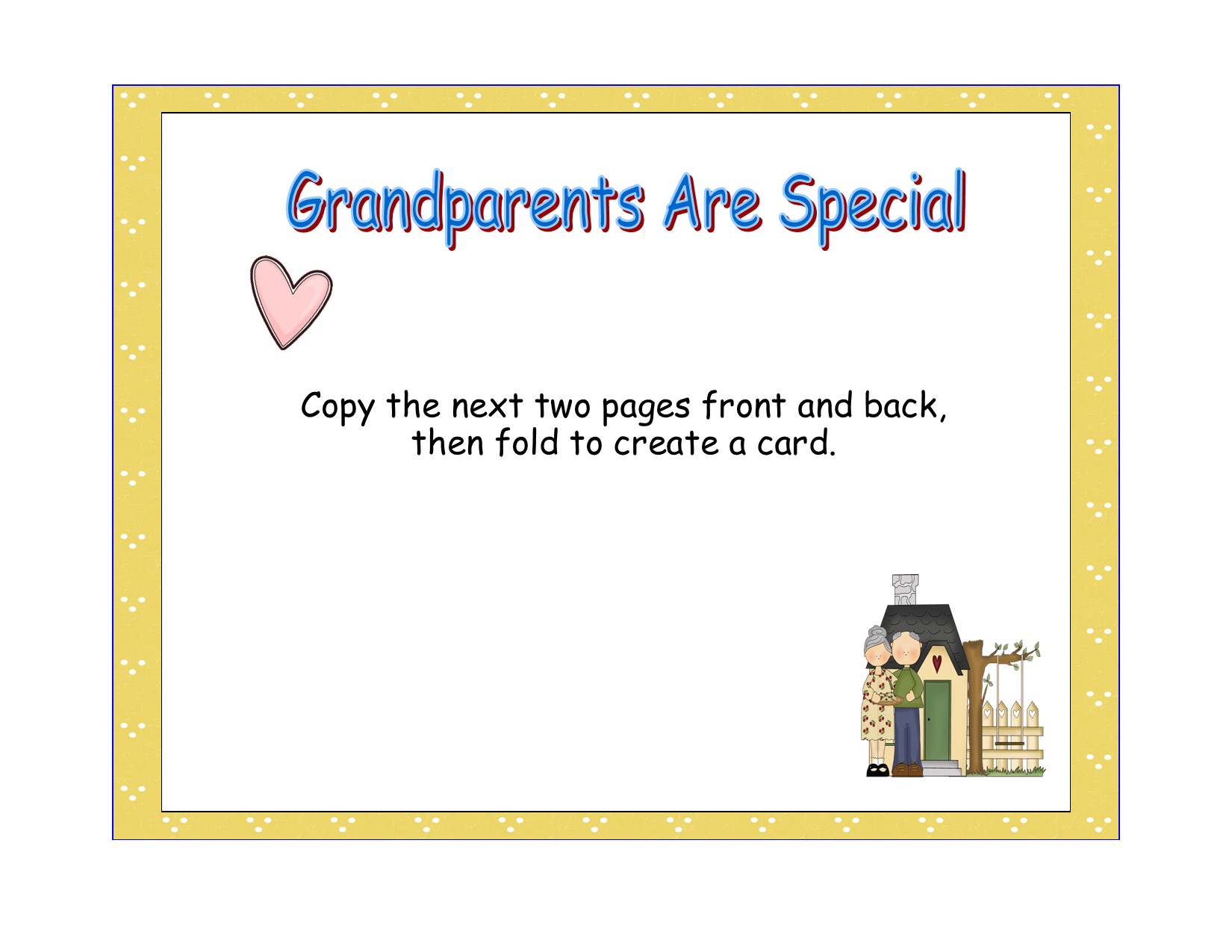 Grandparents Are Special-Celebrate Grandparents Day | Made By Teachers