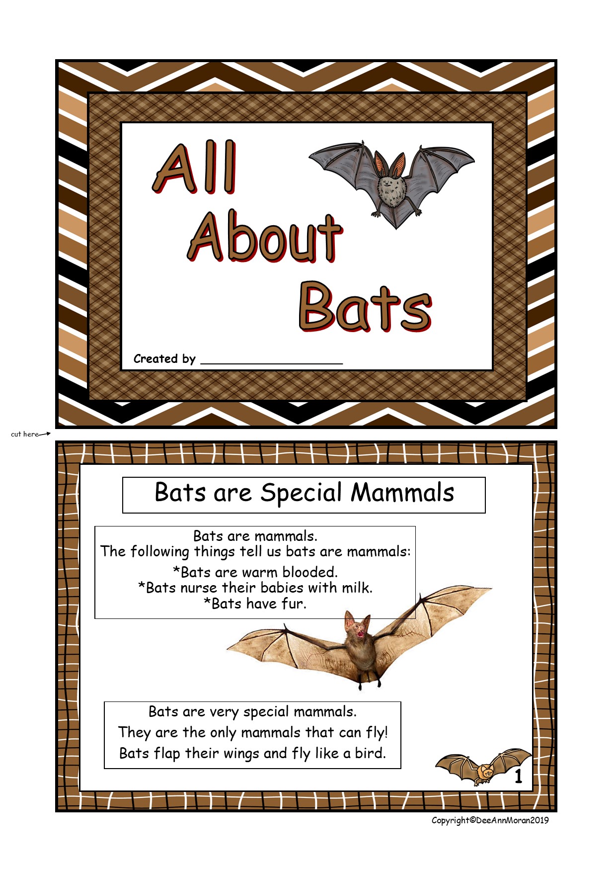 All About Bats Reading Comprehension Mini Book - Made By Teachers