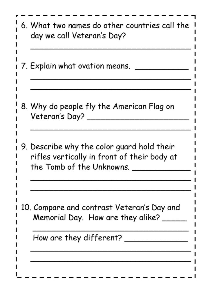 Veteran's Day Mini Book Reading Comprehension | Made By Teachers