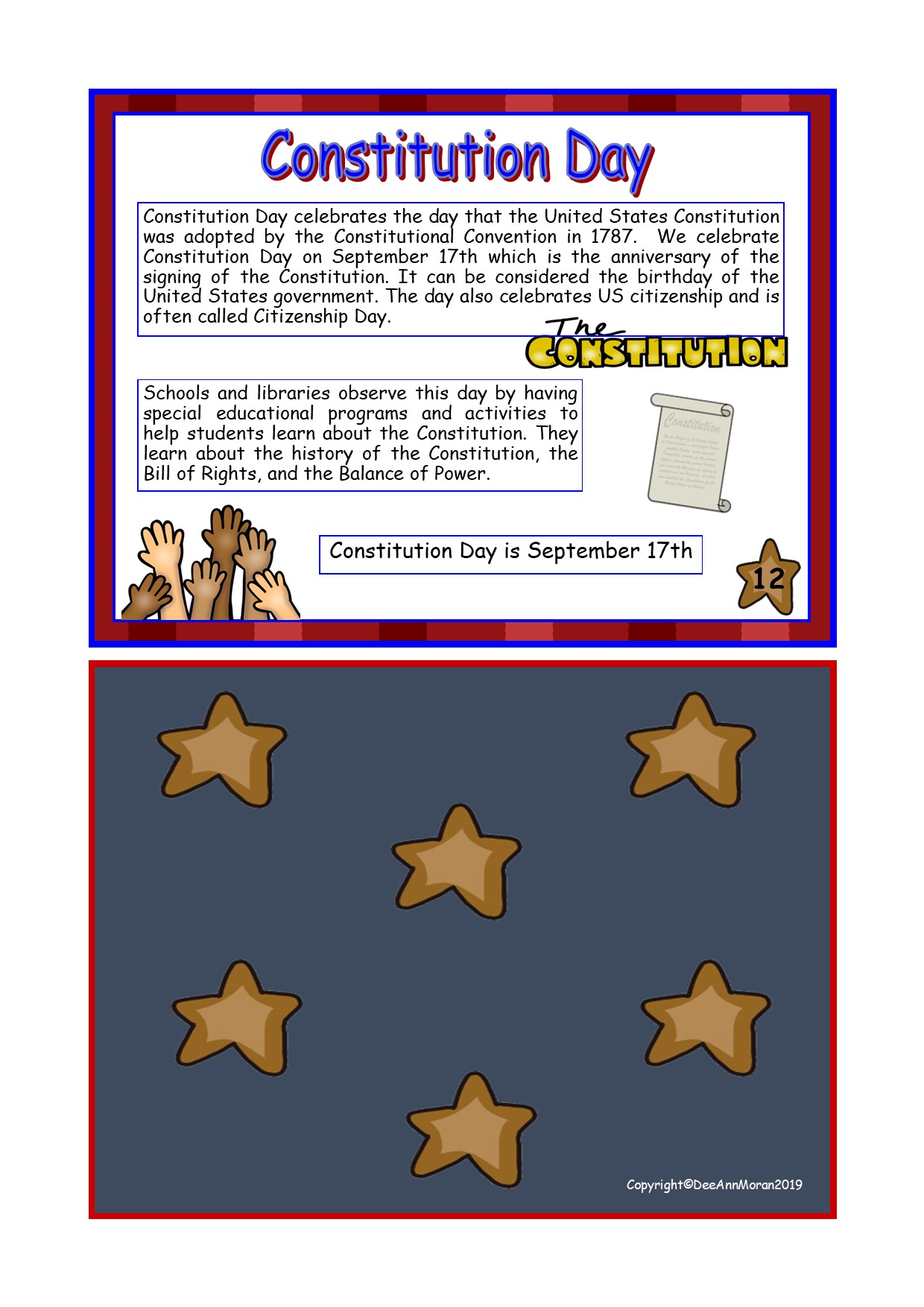 The Constitution Mini Book Reading Comprehension | Made By Teachers