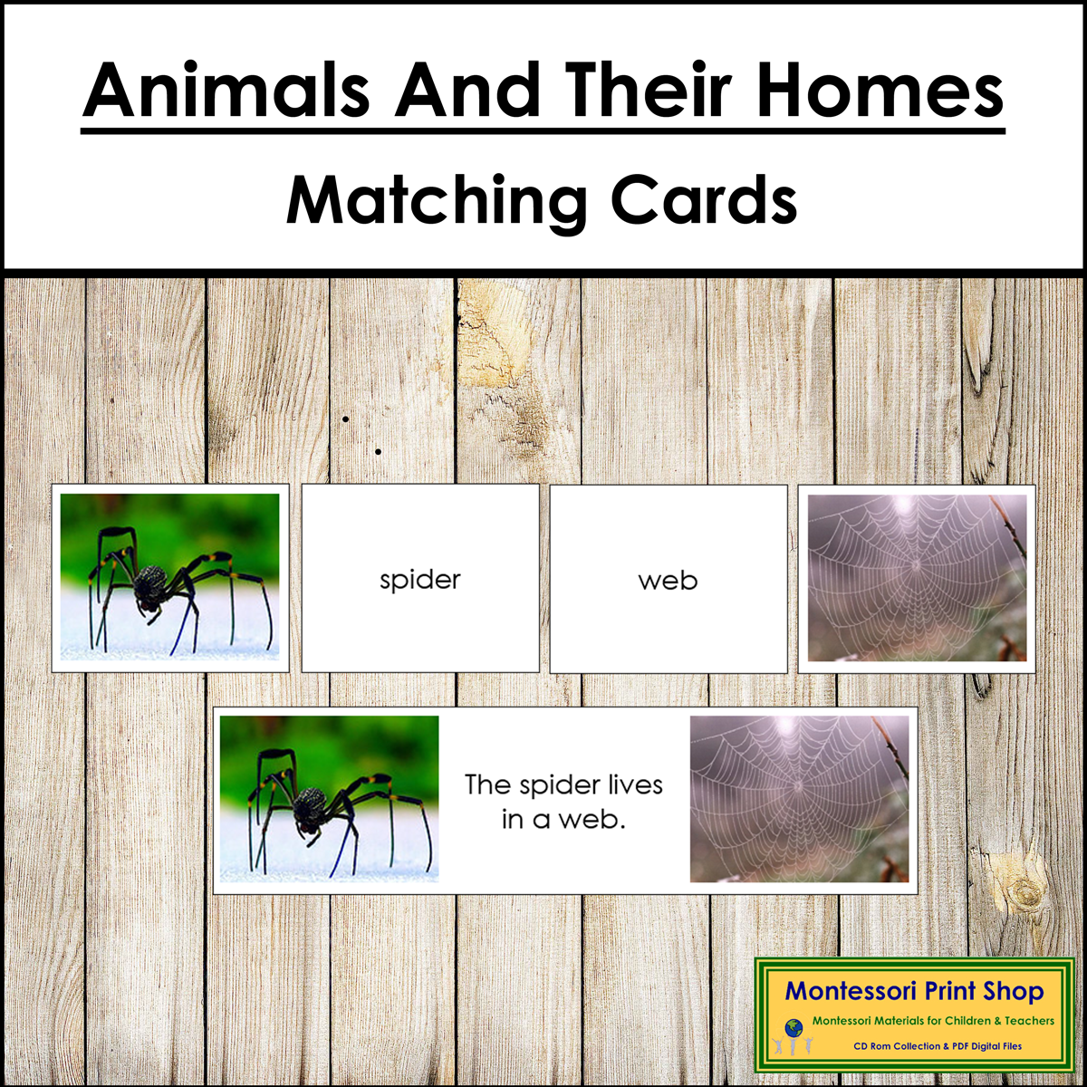 Animals and Their Homes Matching Cards | Made By Teachers