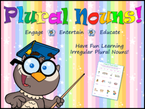 Irregular Plural Nouns Interactive PPT & Worksheet! No Prep! | Made By ...