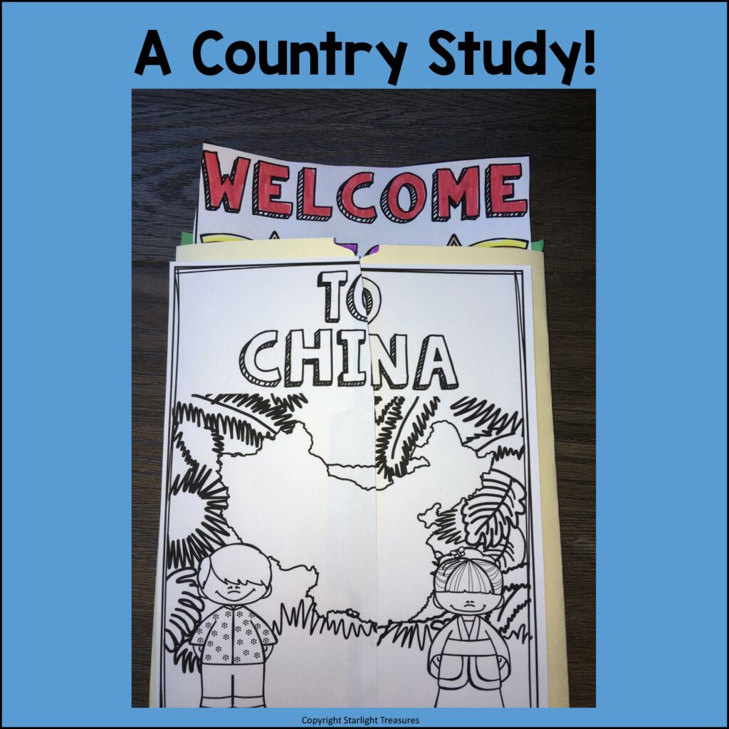 China Lapbook for Early Learners - A Country Study - Made By Teachers