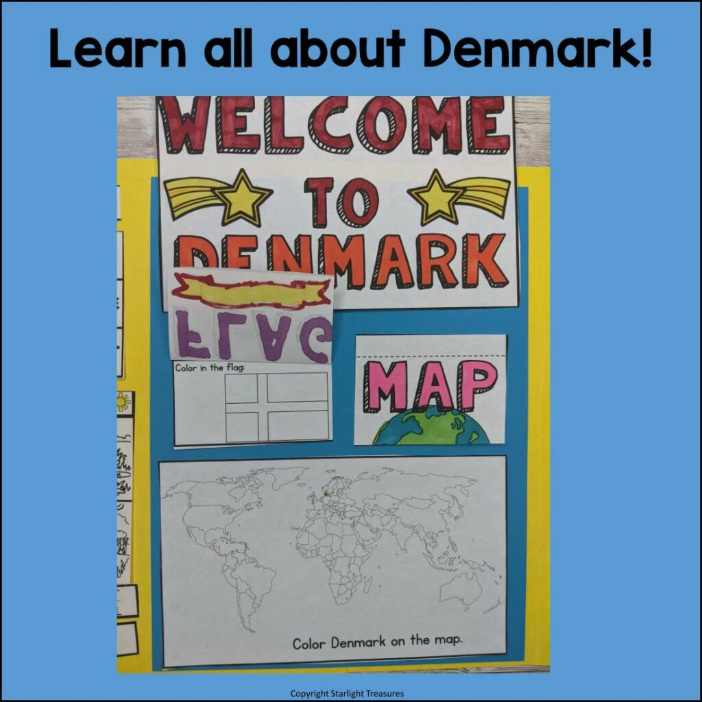 Denmark Lapbook for Early Learners - A Country Study - Made By Teachers