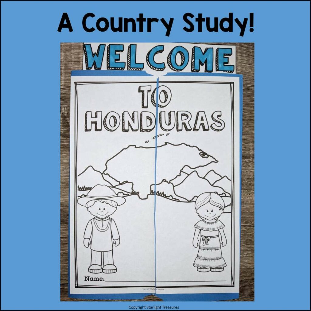 Honduras Lapbook for Early Learners - A Country Study | Made By Teachers