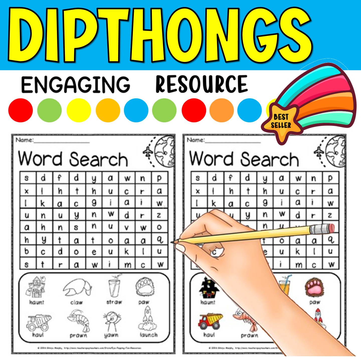 dipthing oo and vowel digraph Wordsearch and writing sheets | Made By ...